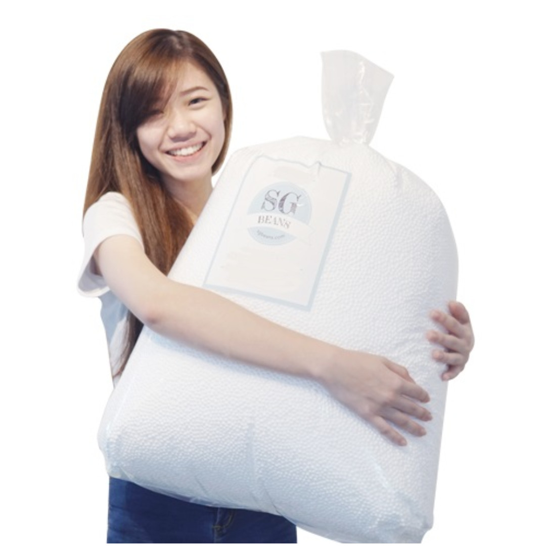 EPS Foam Bean Bag Beans - 1.5kg / approx 100L, Furniture & Home Living ...