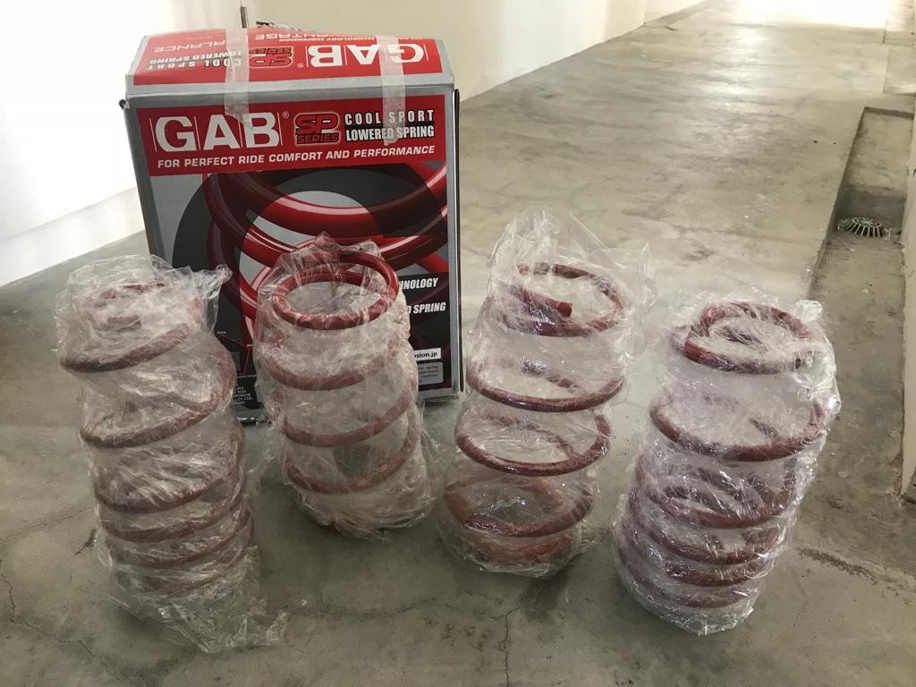 GAB SP COOL SPORT Series Lowering Springs, Car Accessories, Accessories ...