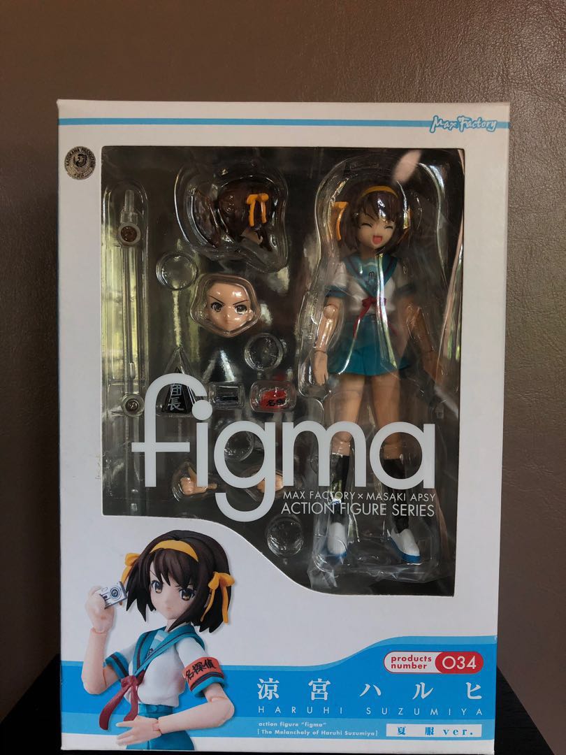 Haruhi Suzumiya Figurine (Figma), Hobbies & Toys, Books & Magazines ...