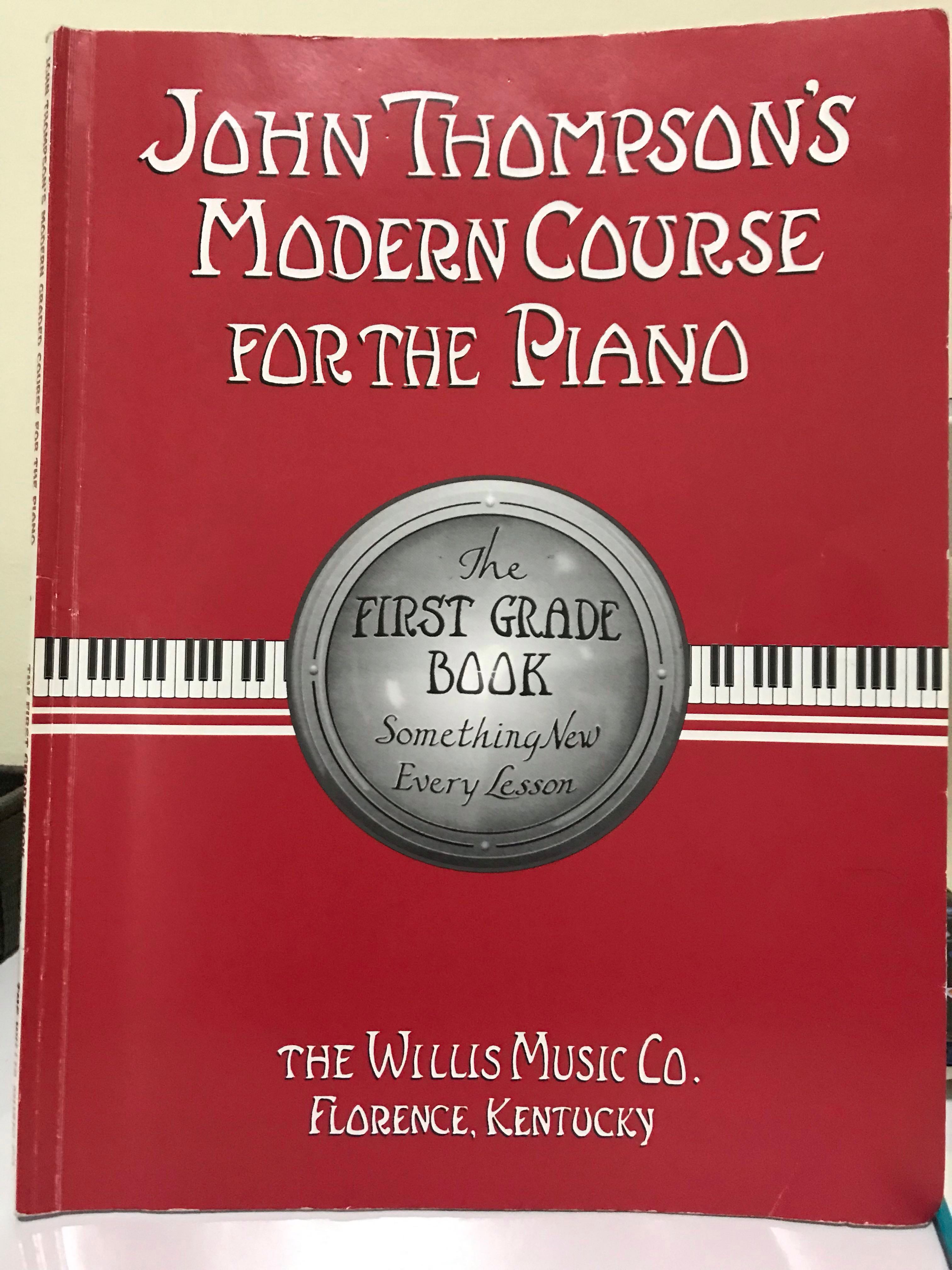 John Thompson Grade 1 Book, Hobbies & Toys, Music & Media, Music Scores on Carousell