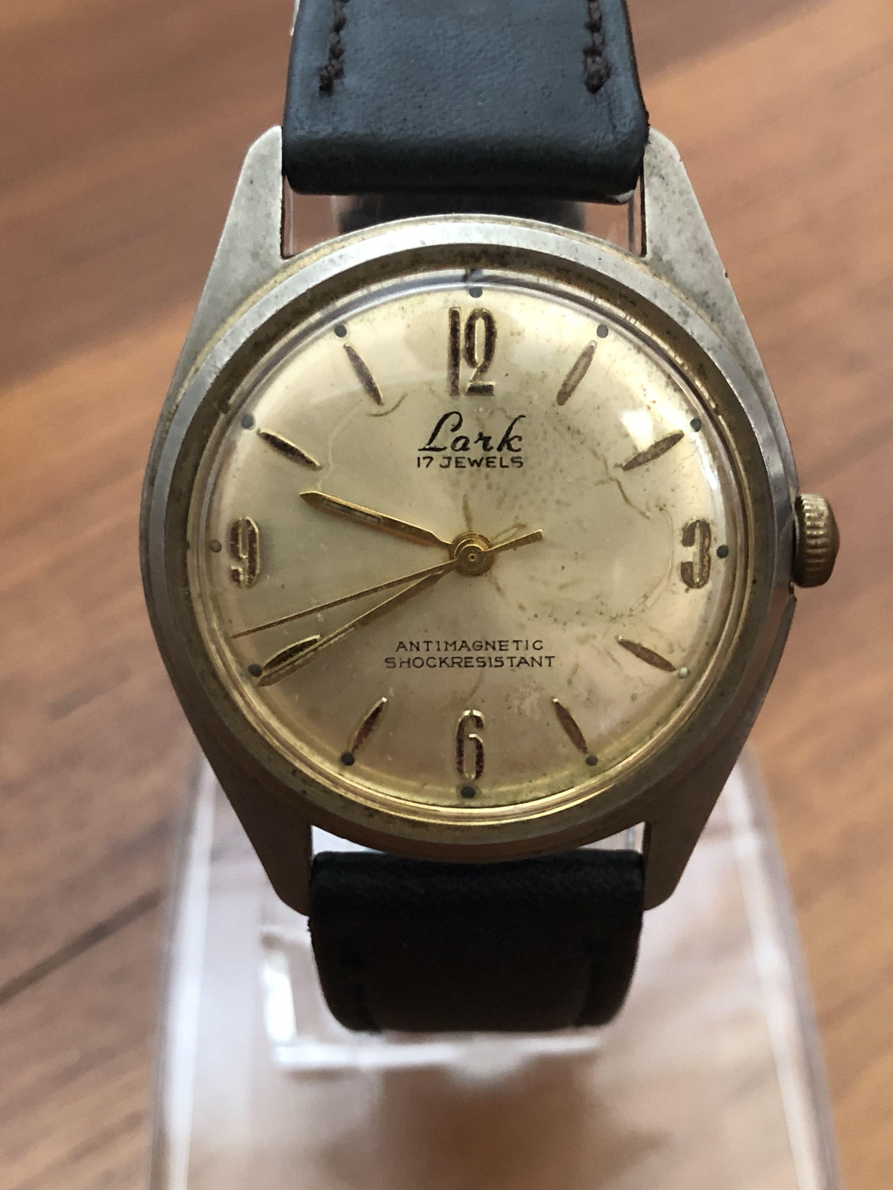 Lark watch manual winding, Women's Fashion, Watches & Accessories ...