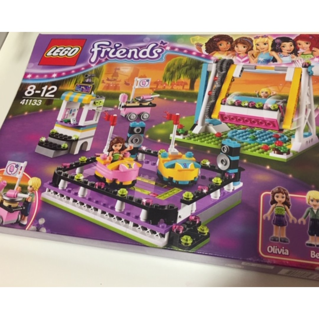 LEGO 41133 Friends Amusement Park Bumper Cars Construction Set, Hobbies ...