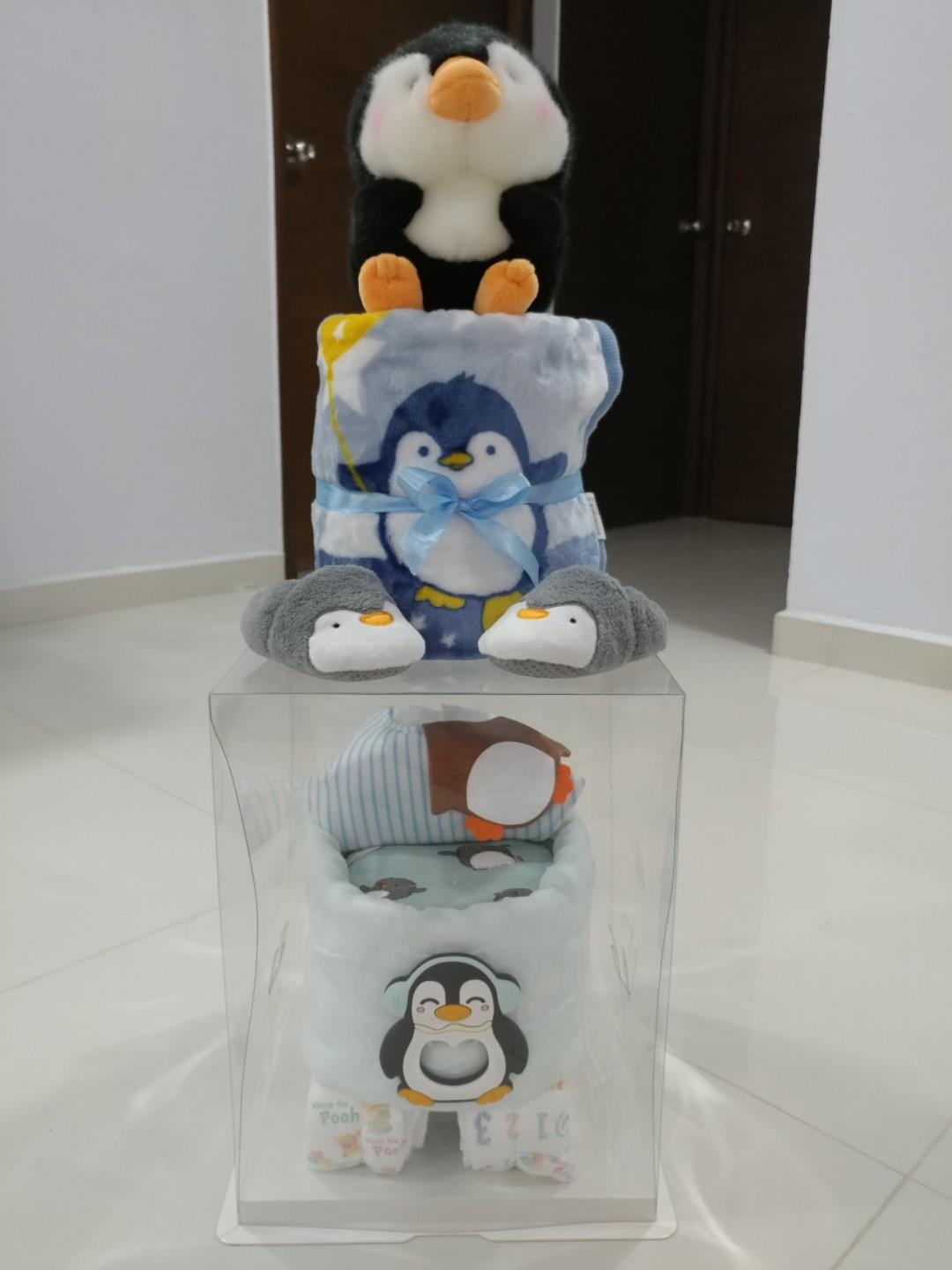 Mega Diaper Pram Hamper-Penguin, Babies & Kids, Bathing & Changing ...
