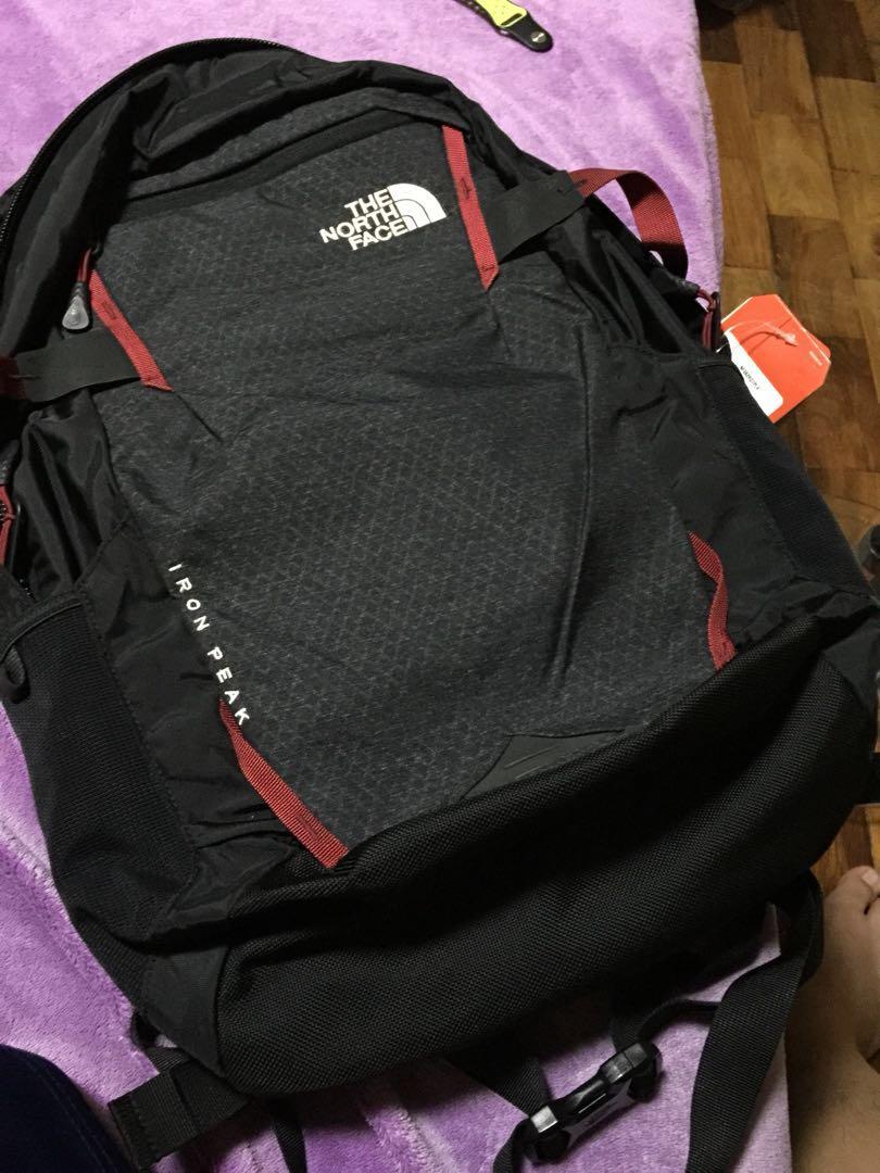 North face iron peak backpack, Men's Fashion, Bags, Backpacks on Carousell