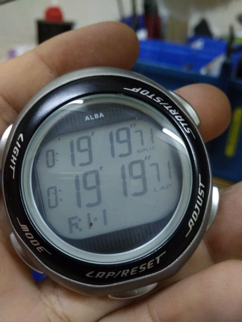 Original Alba digital watch Japan, Men's Fashion, Watches & Accessories ...