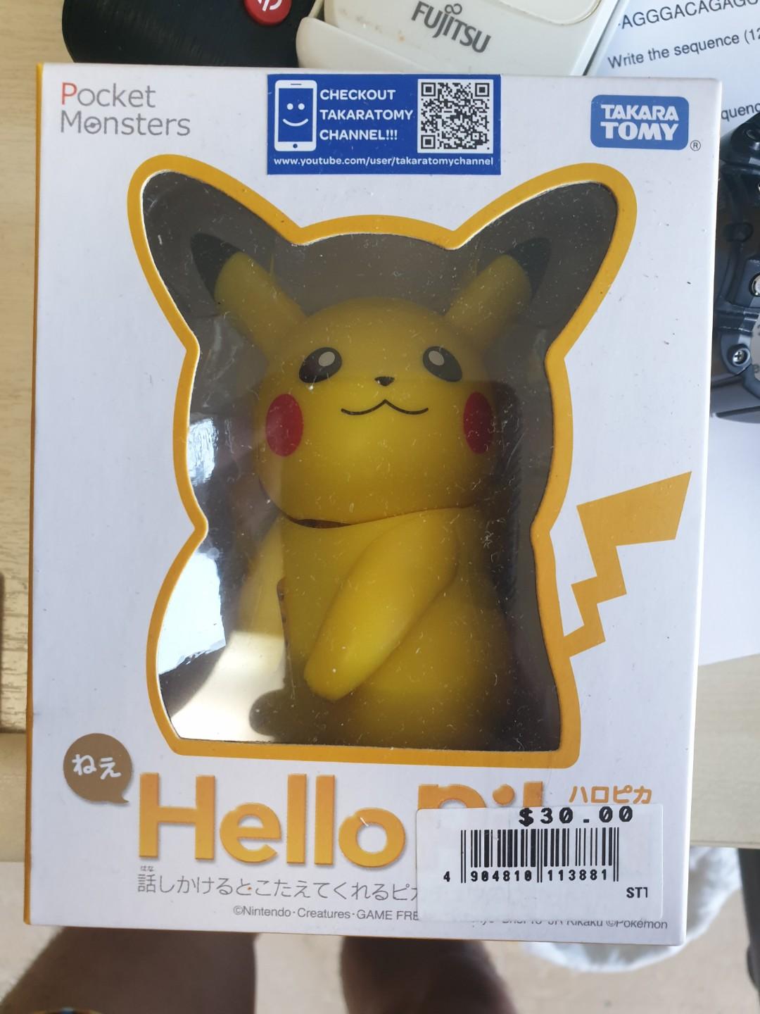 Pokemon Pikachu hello pika smart toy, Hobbies & Toys, Toys & Games on ...