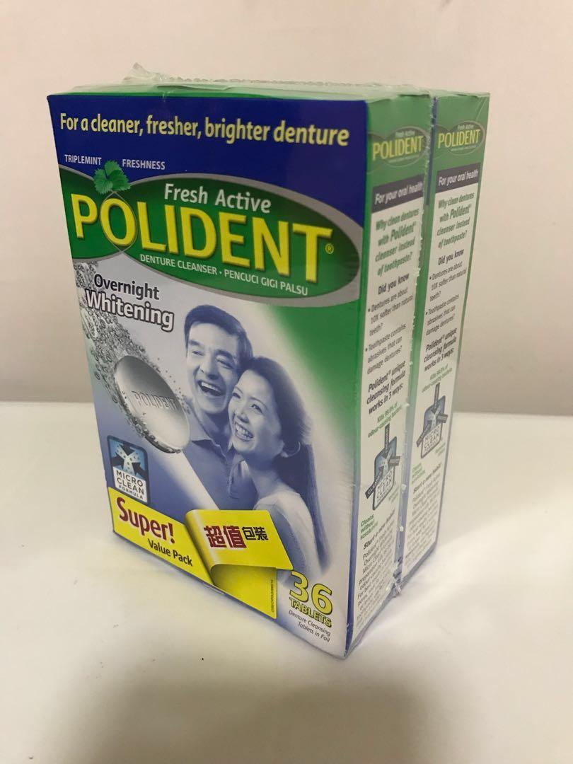 Polident Denture Cleanser, Everything Else on Carousell
