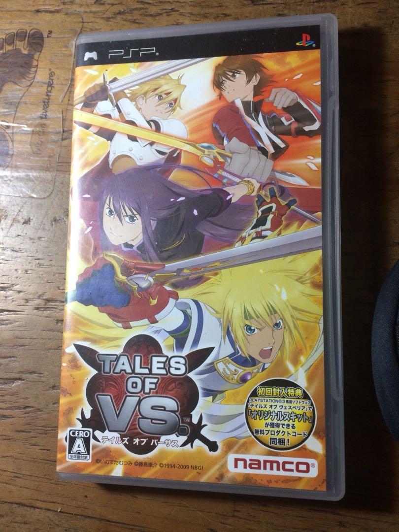 PSP Game Tales of Versus Japan, Video Gaming, Video Games, PlayStation on Carousell