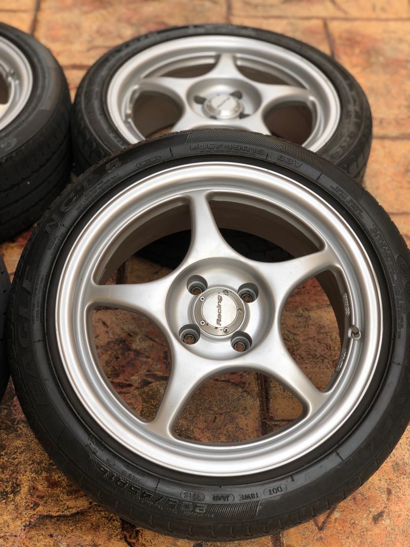 Rim Enkei RPO2 16x7jj pcd100, Auto Accessories on Carousell