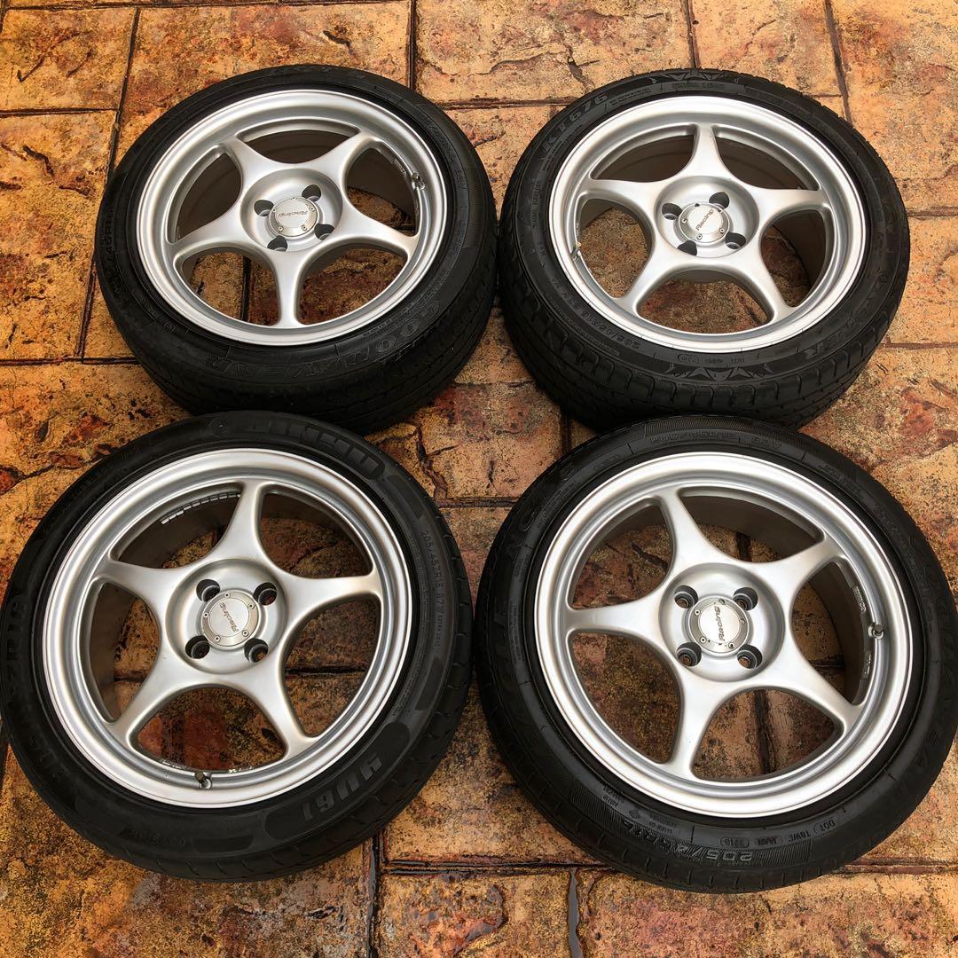 Rim Enkei RPO2 16x7jj pcd100, Auto Accessories on Carousell