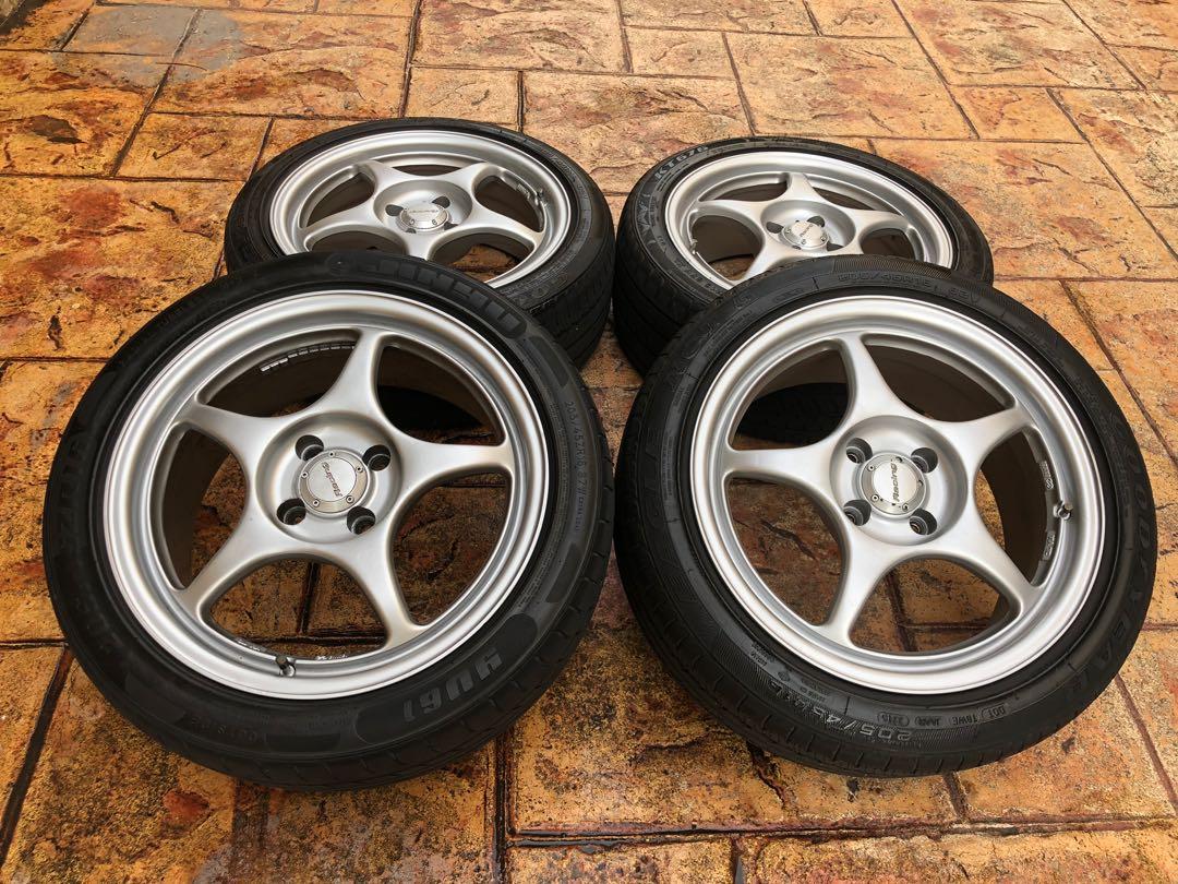 Rim Enkei RPO2 16x7jj pcd100, Auto Accessories on Carousell