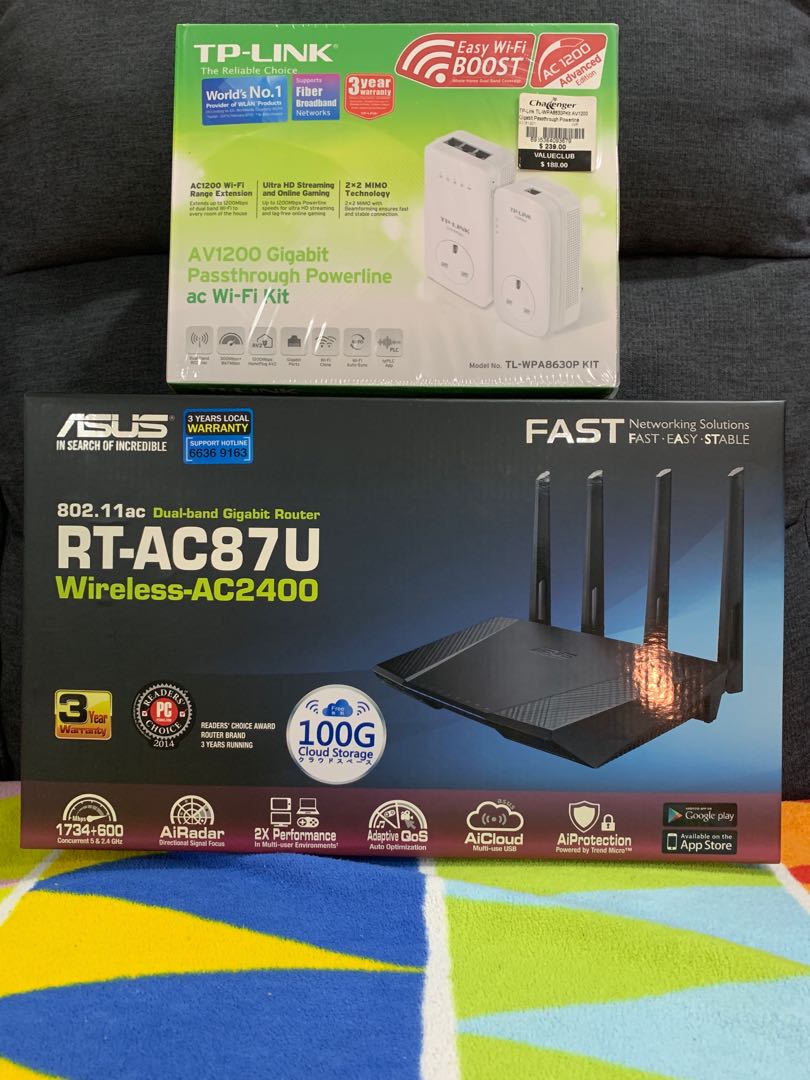 Router And Powerline Adapters Computers And Tech Parts And Accessories Cables And Adaptors On Carousell