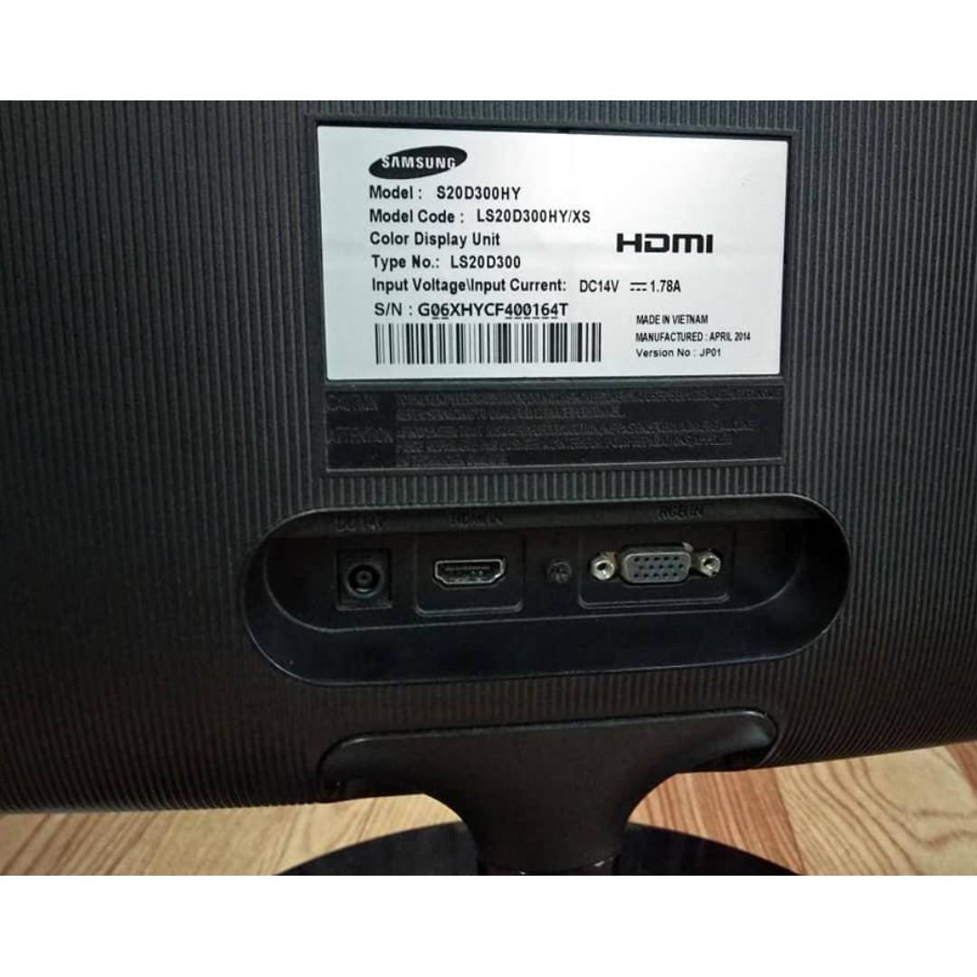 Samsung LED monitor with HDMI input (19 in), Electronics, Computer ...