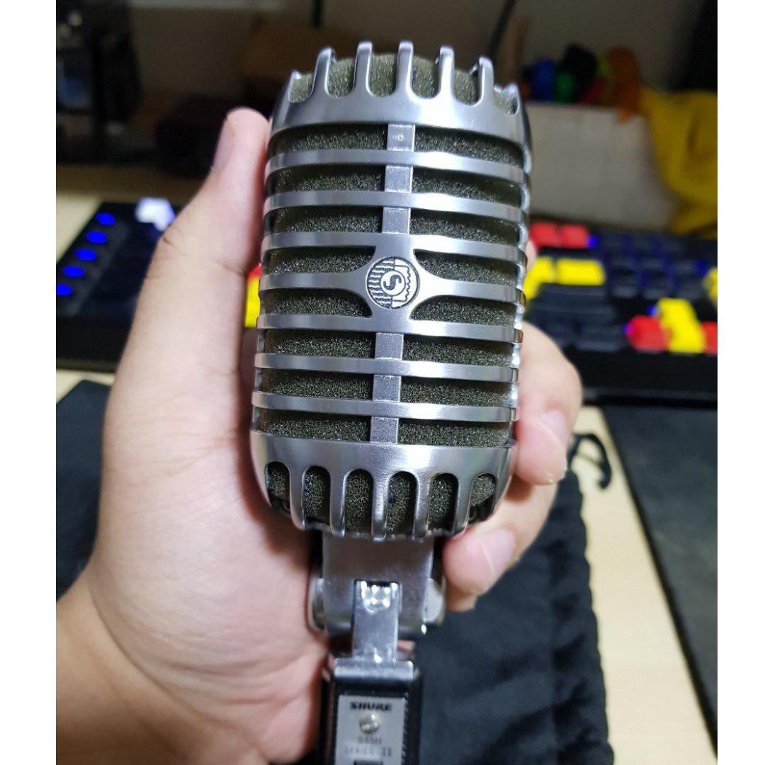 Shure 55SH II The Elvis Microphone, Hobbies & Toys, Music & Media ...
