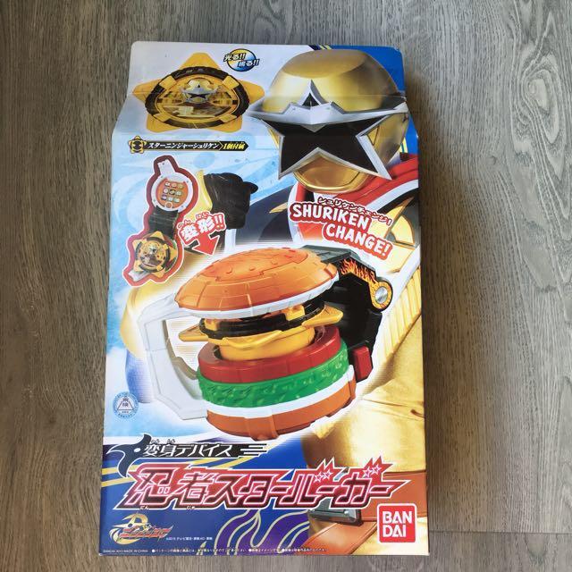 Shuriken Sentai Ninninger - Henshin Device Ninja Star Burger, Hobbies ...
