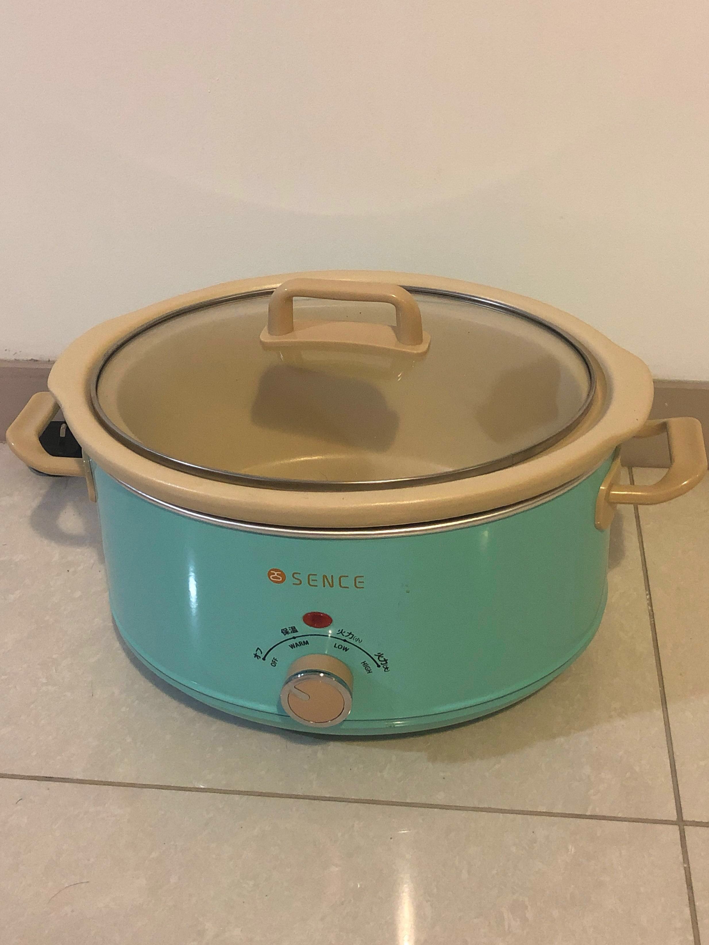 Slow Cooker- Sence- Japan, Tiffany colour, TV & Home Appliances ...
