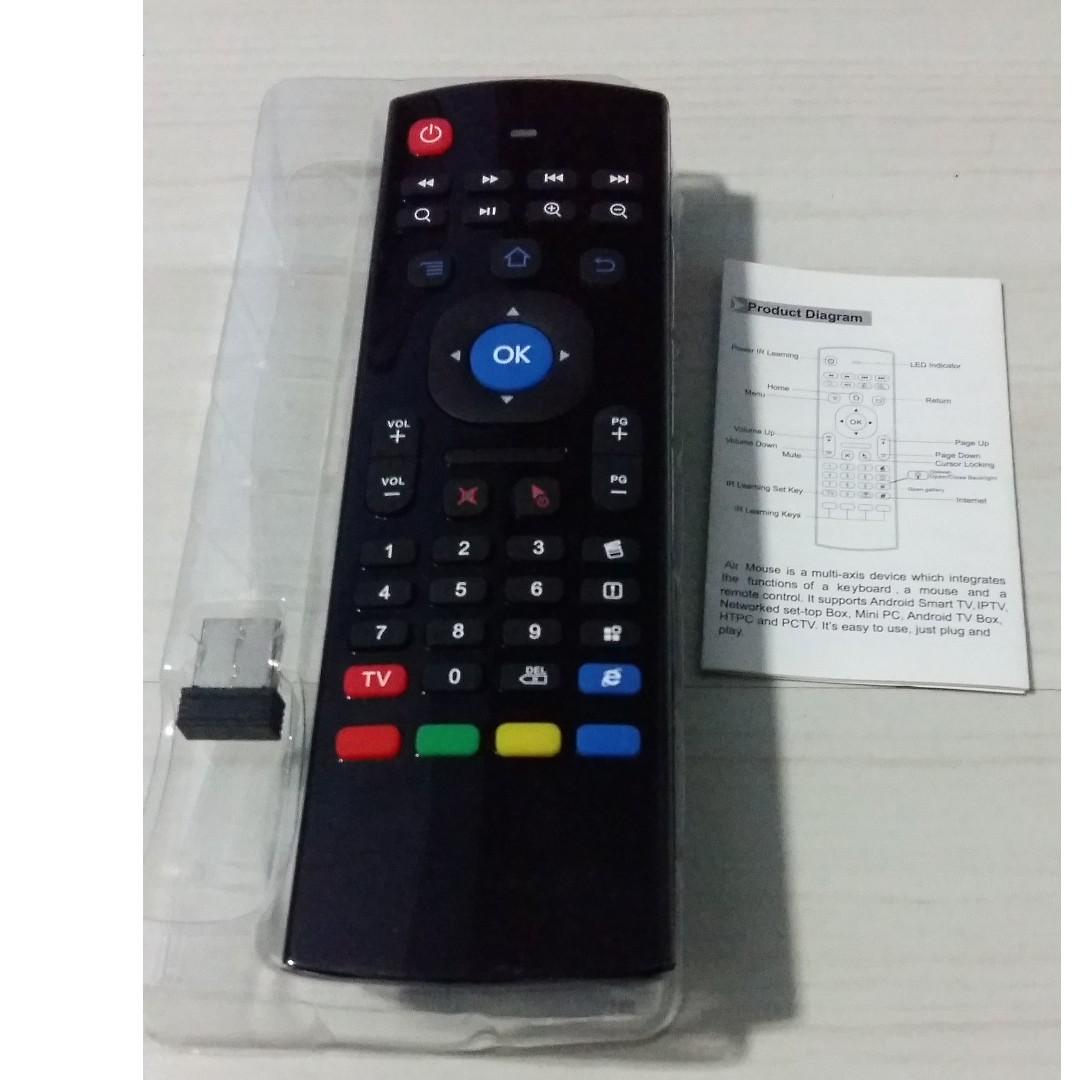 Smart TV Box Remote Control / Air Mouse / Wireless Keyboard Android ...