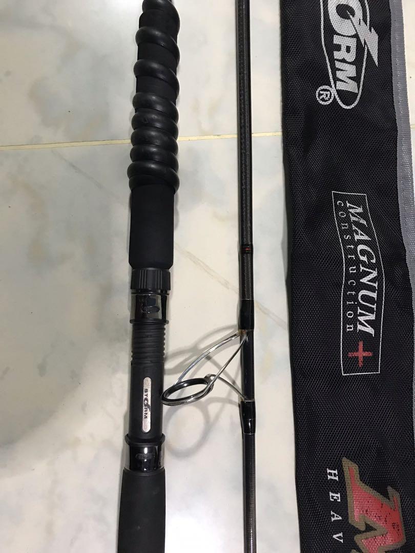 Storm Monstar Rod MTS610BHR fishing rod butt joint, Sports Equipment ...