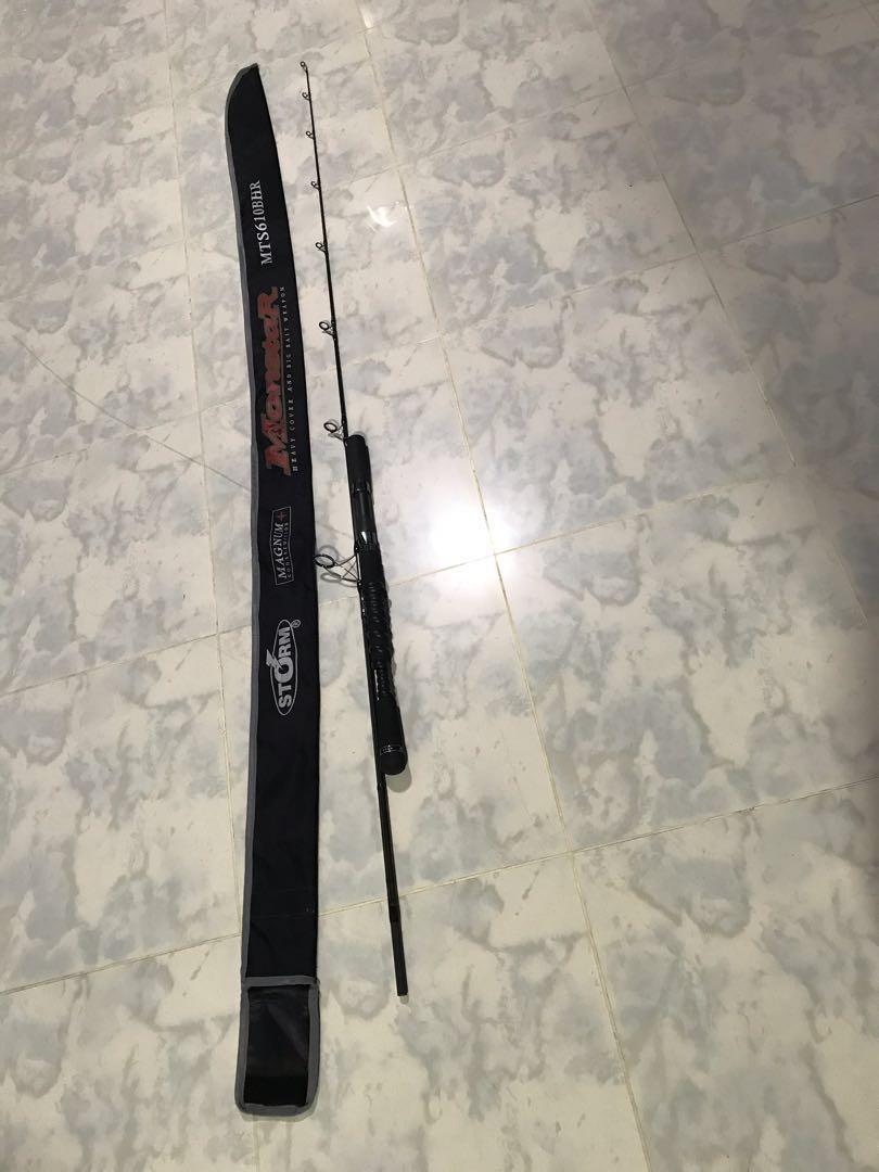 Storm Monstar Rod MTS610BHR fishing rod butt joint, Sports Equipment ...