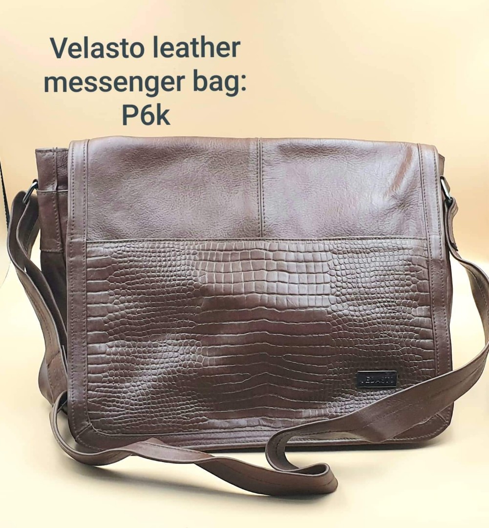Vedasto Men's sling leather bag, Men's Fashion, Bags, Sling Bags on ...