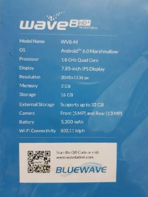 WV8-M Wave8 HD+ Marshmallow Android Tablet on Carousell