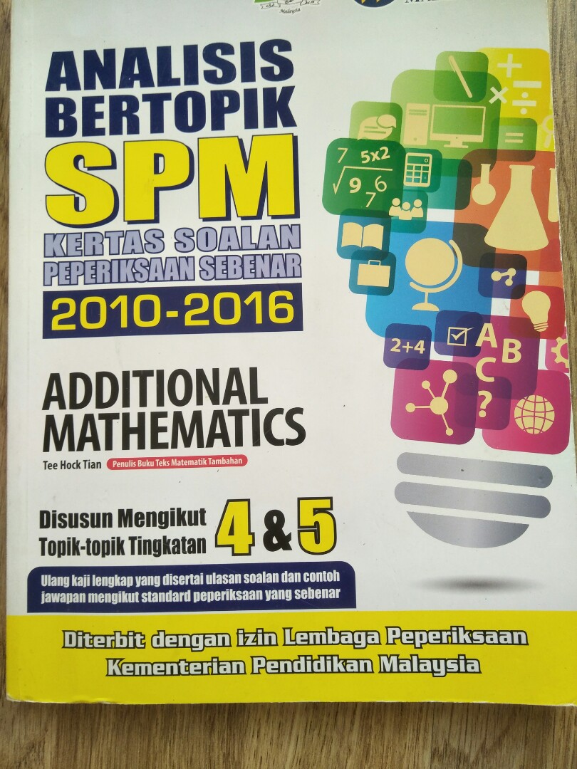 AddMaths SPM Kertas Peperiksaan Sebenar, Hobbies & Toys, Books ...