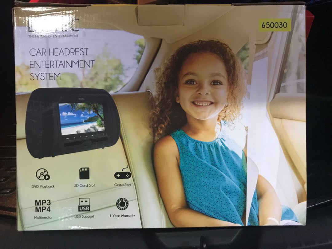 DGTEC Car Headset Entertainment System, Car Parts & Accessories on ...