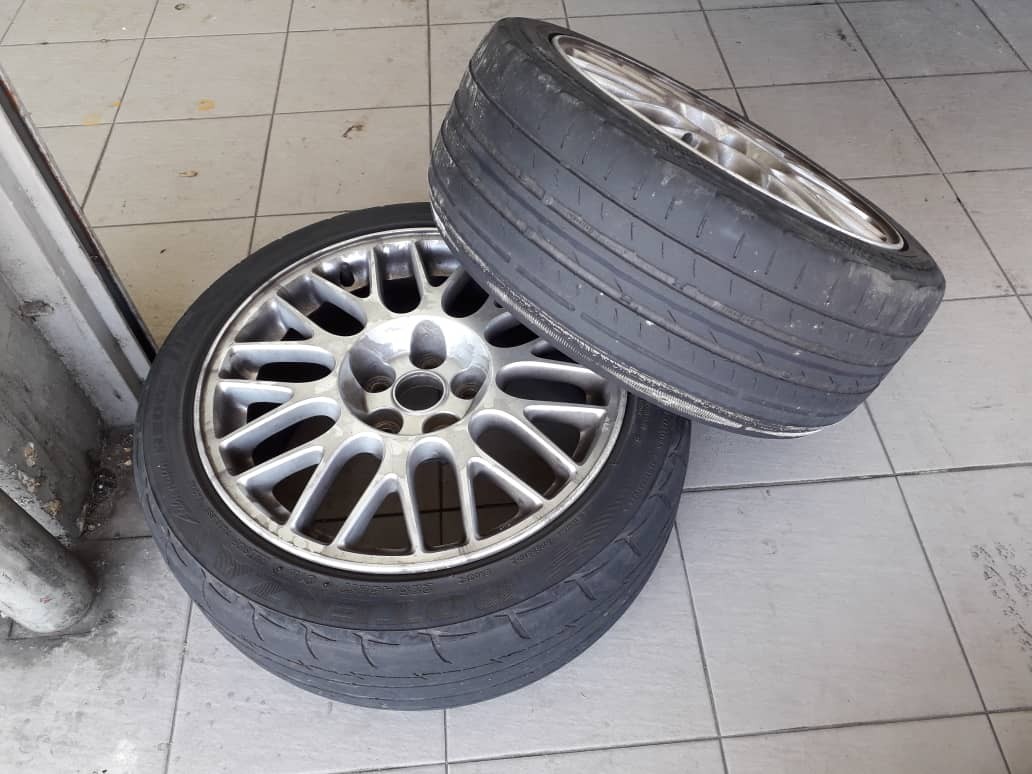 evo 7 rims, Auto Accessories on Carousell