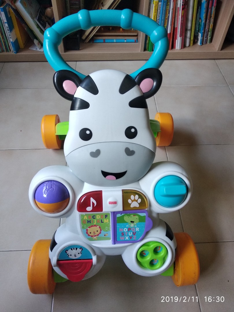 Fisher Price Zebra Baby Walker, Babies & Kids, Infant Playtime on Carousell