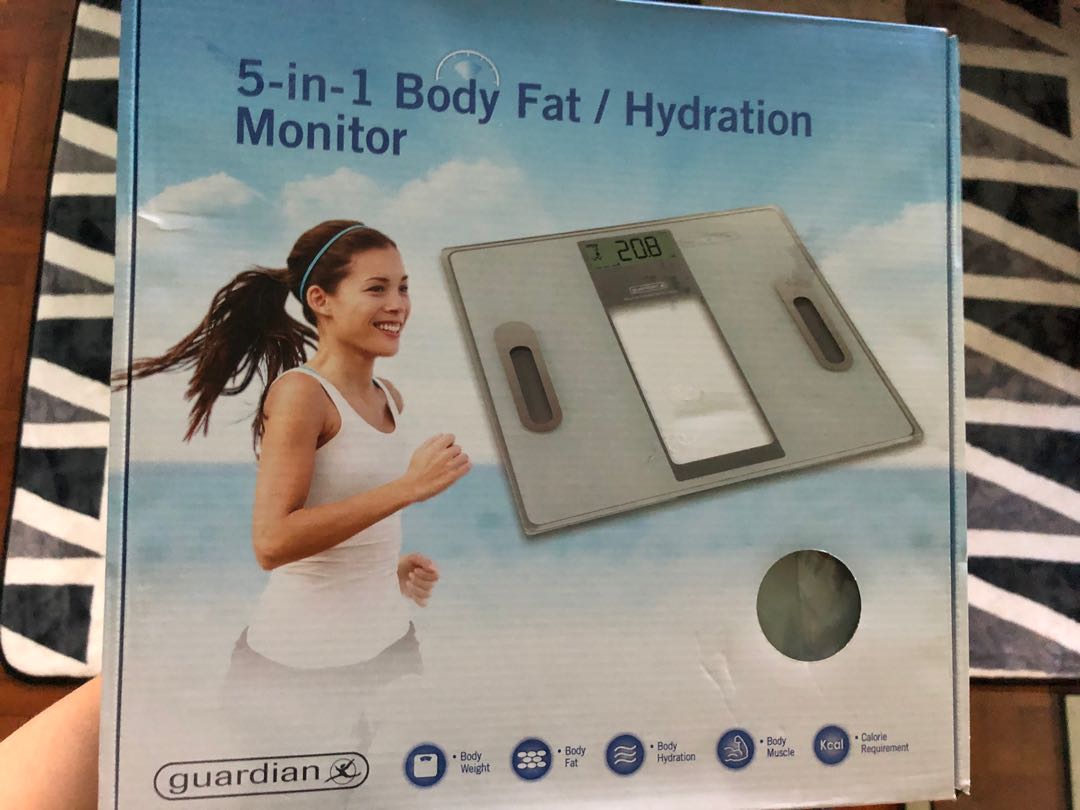 Guardian 5-in-1 body fats weighing scale, Health & Beauty, Bath & Body ...