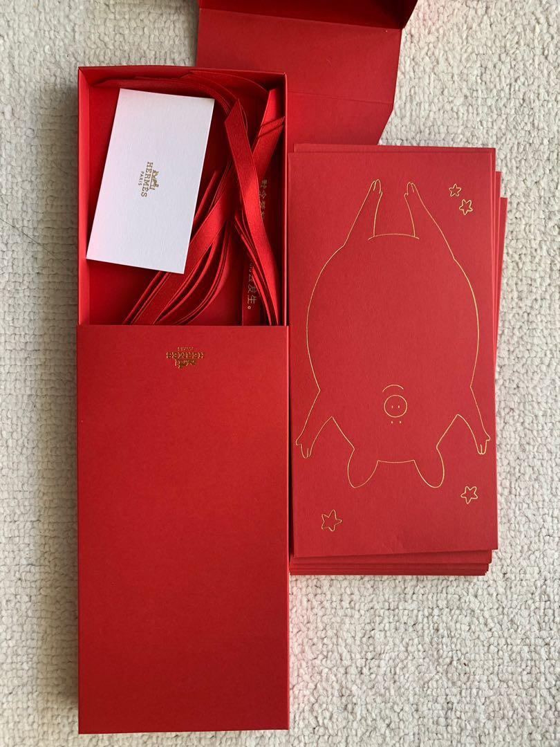 Hermes red envelopes, Everything Else on Carousell