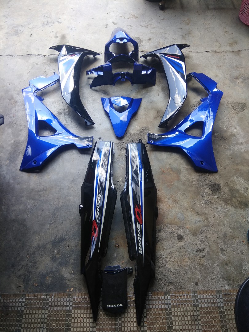 Honda Wave Alpha V2 Coverset, Motorbikes on Carousell