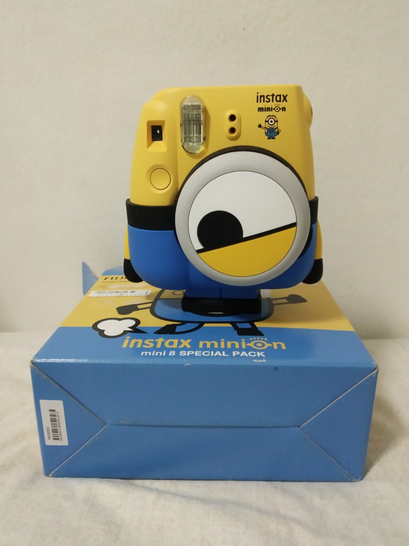 Instax Minion - Mini 8 Special Pack, Photography, Cameras on Carousell