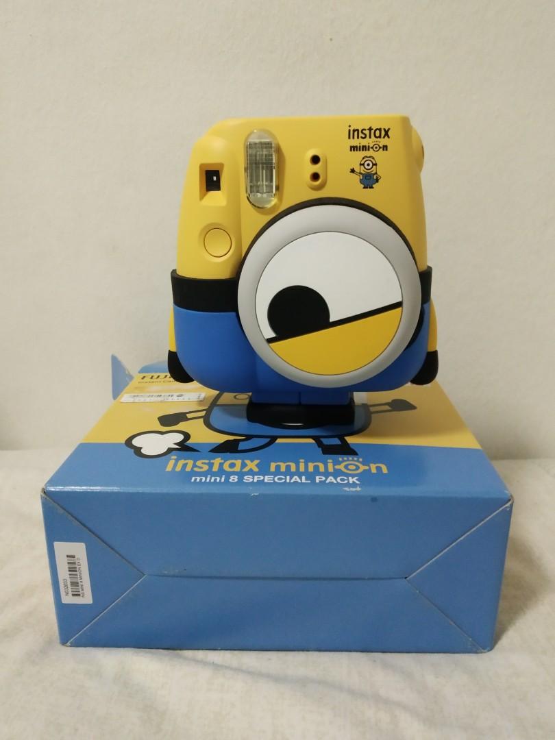 Instax Minion - Mini 8 Special Pack, Photography, Cameras on Carousell