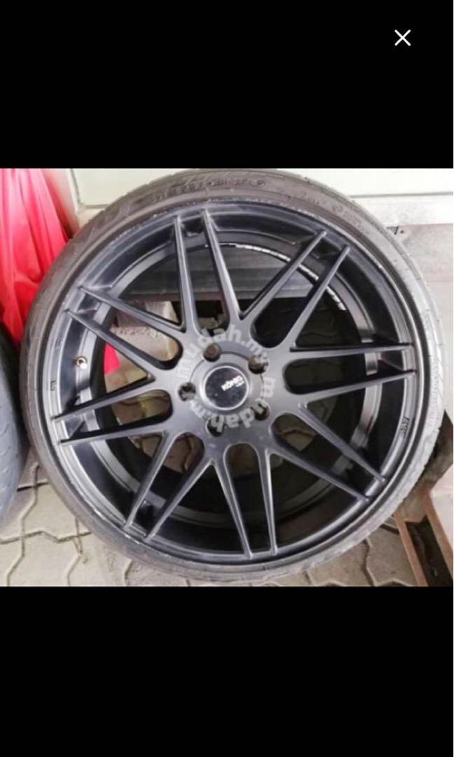 Konig Integram 19 BMW Rims, Auto Accessories on Carousell
