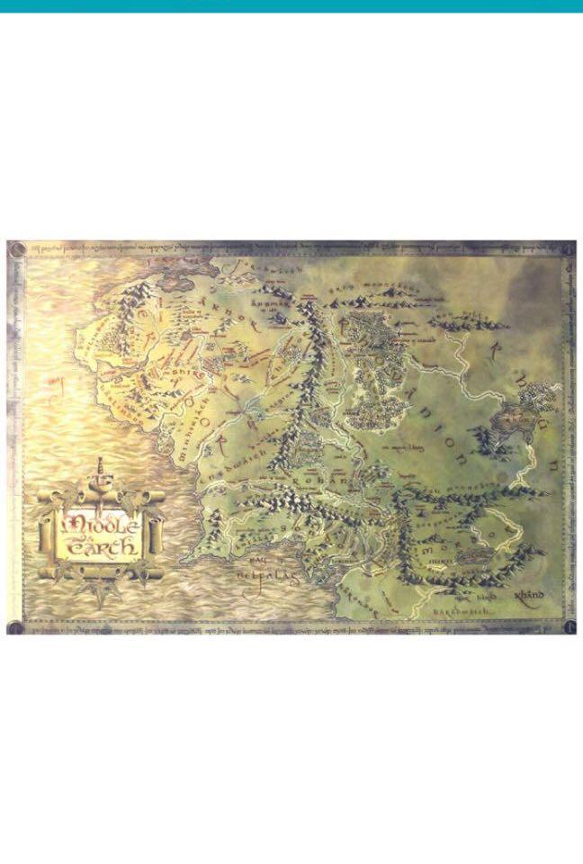 Limited edition Lord of the Rings Metallic Dufex Poster, Hobbies & Toys ...