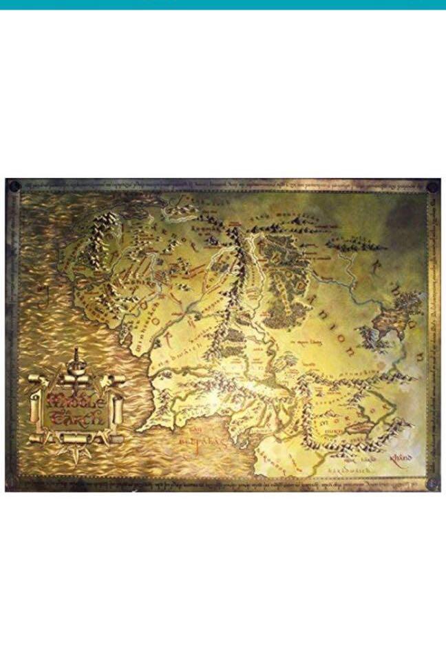 Limited edition Lord of the Rings Metallic Dufex Poster, Hobbies & Toys ...