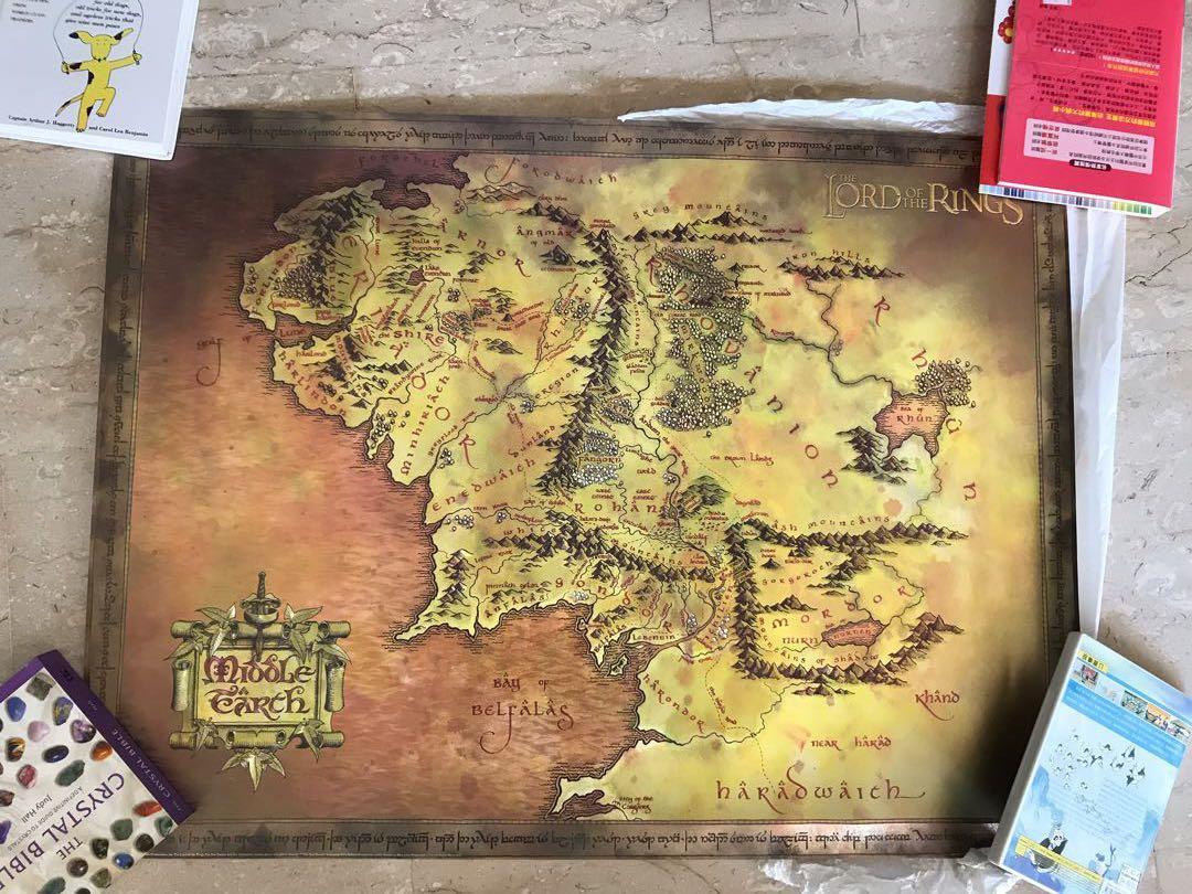 Limited edition Lord of the Rings Metallic Dufex Poster, Hobbies & Toys ...