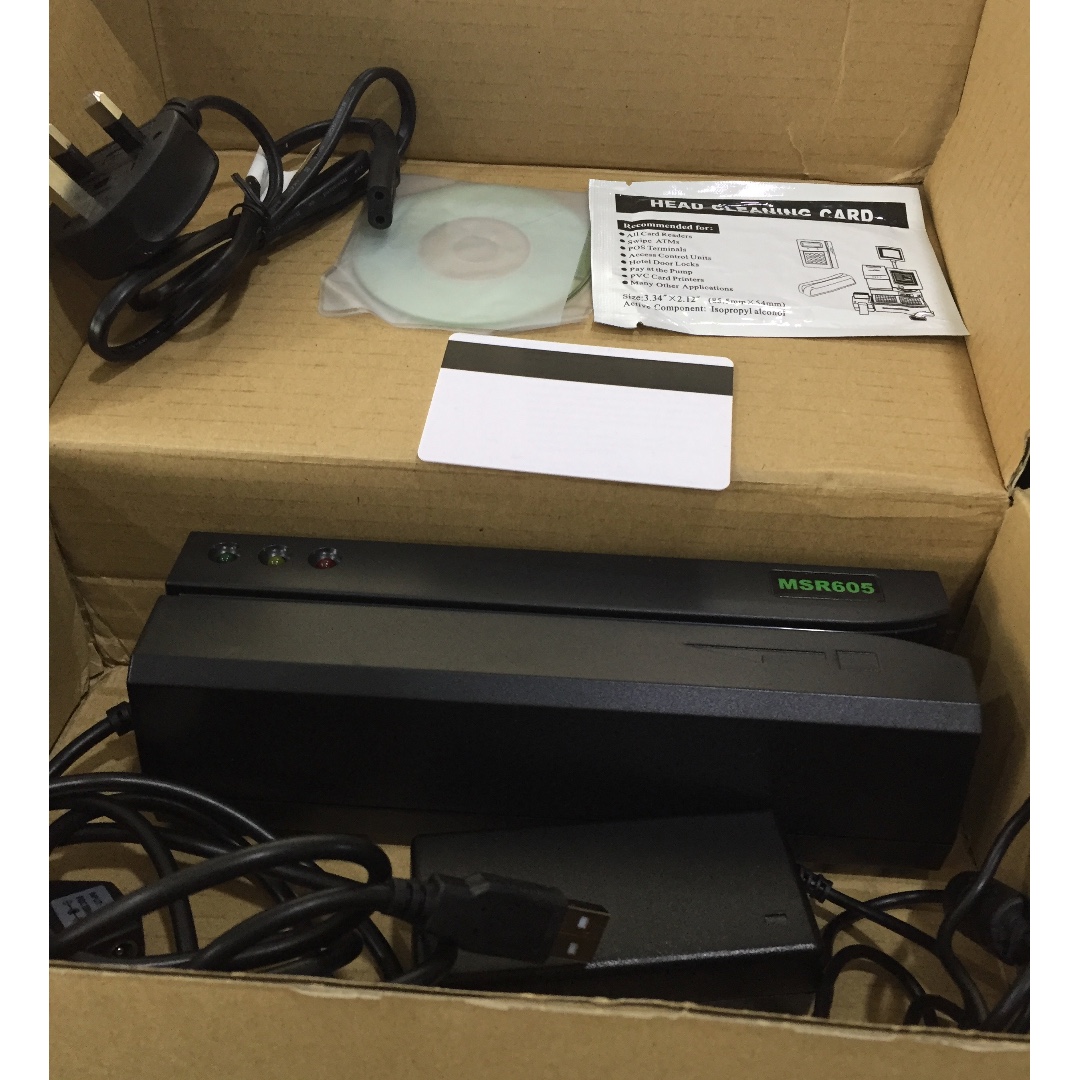 MSR606 Magnetic Stripe Card Writer Encoder Reader -USB, Computers ...