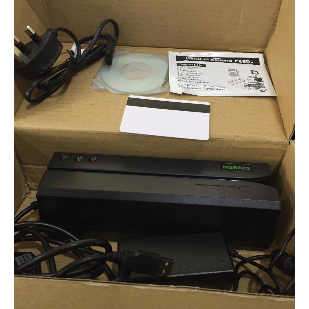 MSR606 Magnetic Stripe Card Writer Encoder Reader -USB, Computers ...