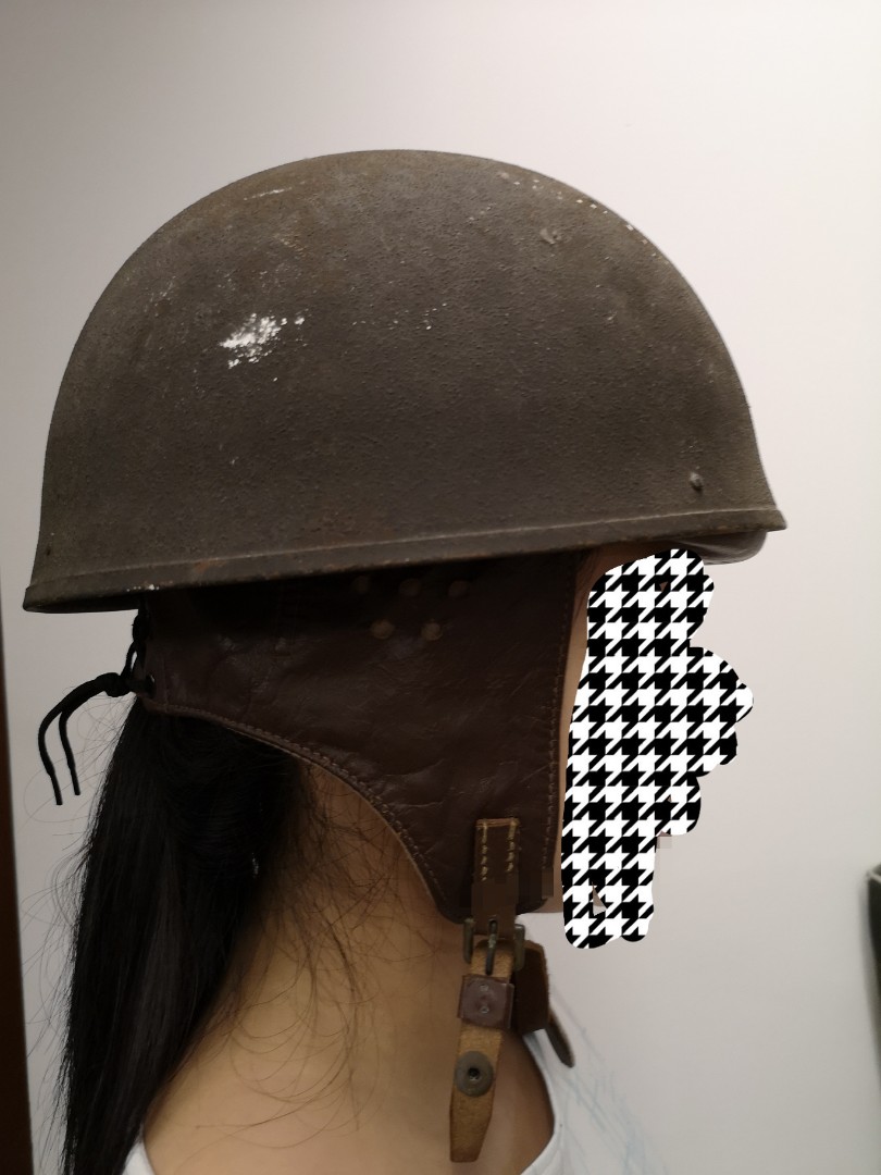 Original WWII British MkI Dispatch Rider Helmet Marked BMB 1944 ...