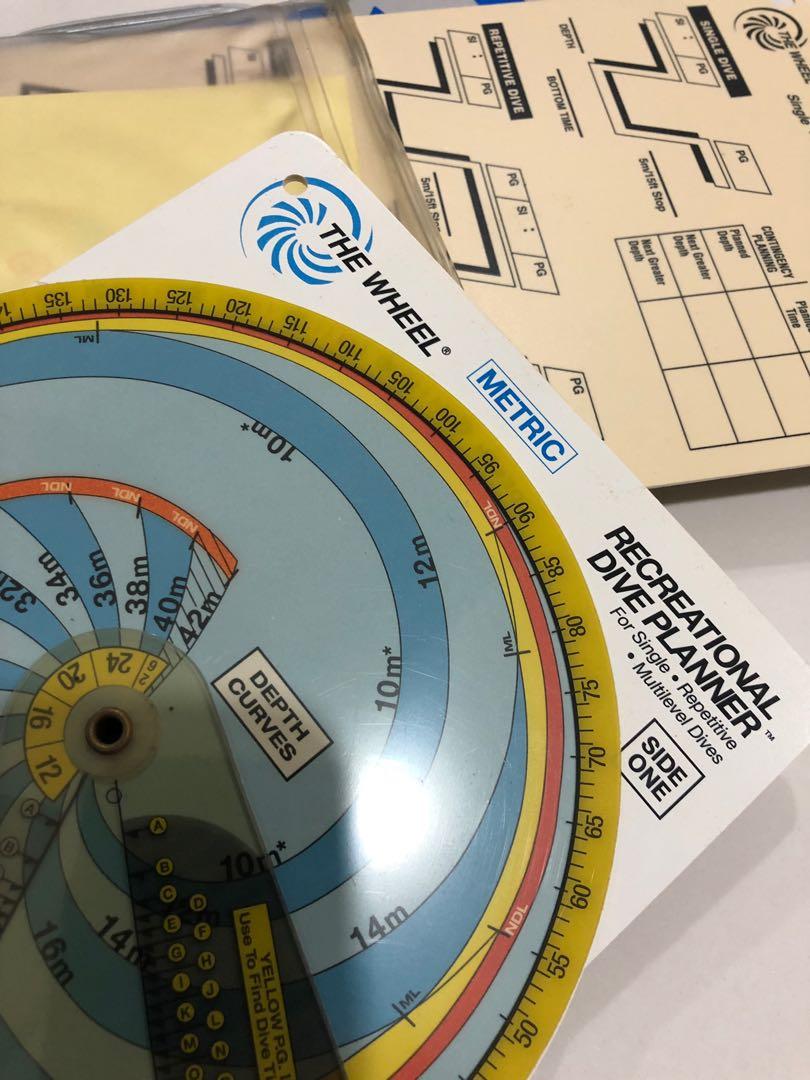 PADI Dive Wheel - Brand New, Sports Equipment, Sports & Games, Water ...