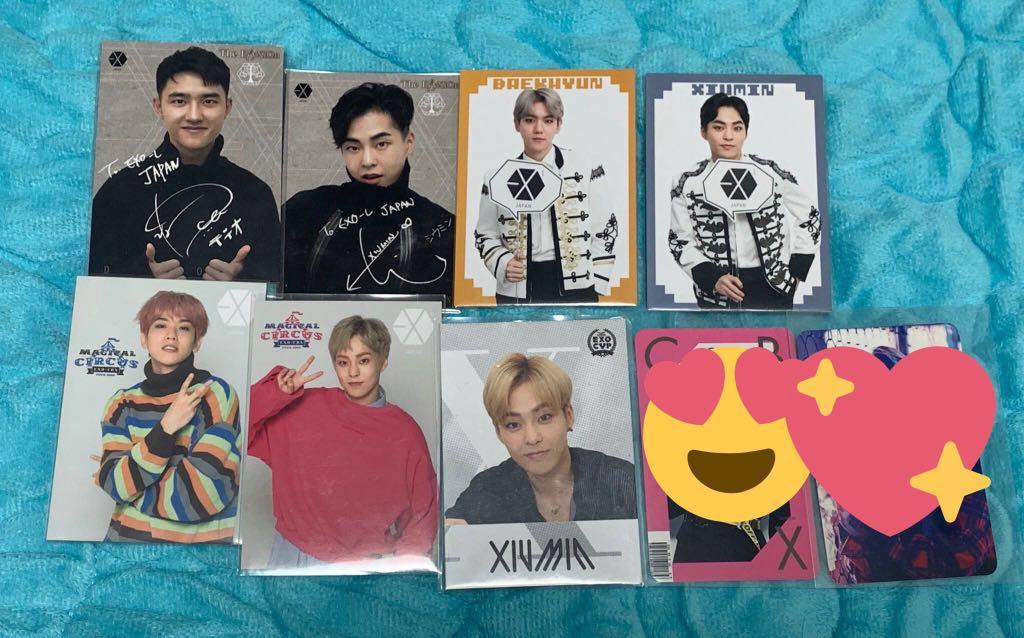 PO exo japan fc fanclub pc photocard, Hobbies & Toys, Memorabilia & Collectibles, K-Wave on ...