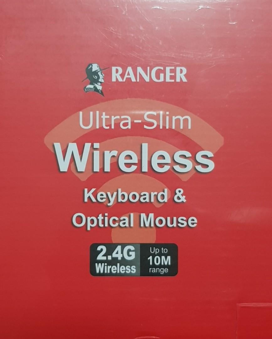 Ranger Ultra-Slim Wireless Keyboard and Mouse, Computers & Tech, Parts ...