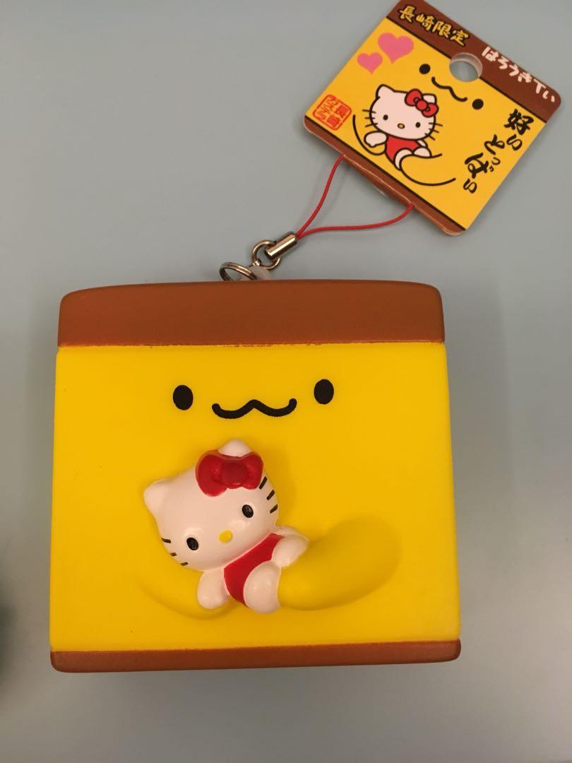 Rare hello kitty squishy pudding!, Everything Else on Carousell