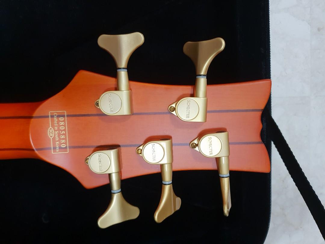 Schecter Stiletto Studio 5 with EMG 40DCX, Hobbies & Toys, Music ...