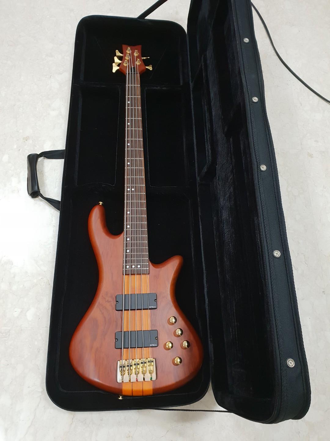 Schecter Stiletto Studio 5 with EMG 40DCX, Hobbies & Toys, Music ...