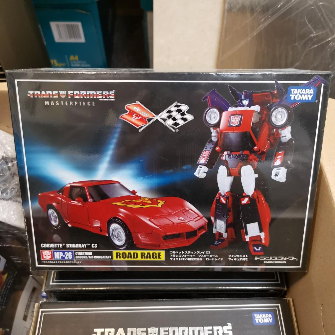 Takara Tomy Transformers Masterpiece MP-26 Road Rage Corvette Stingray ...