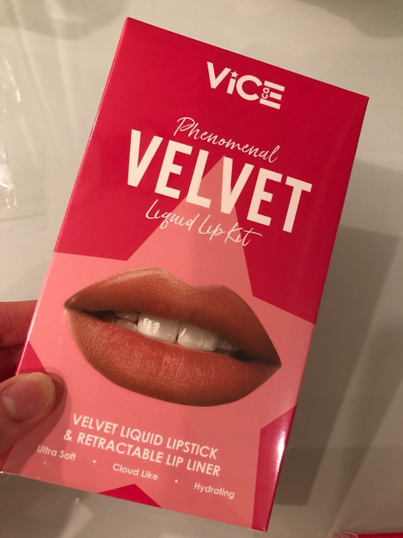 Vice Cosmetics- Velvet Liquid Lip Kit- Izkeravu, Beauty & Personal Care ...