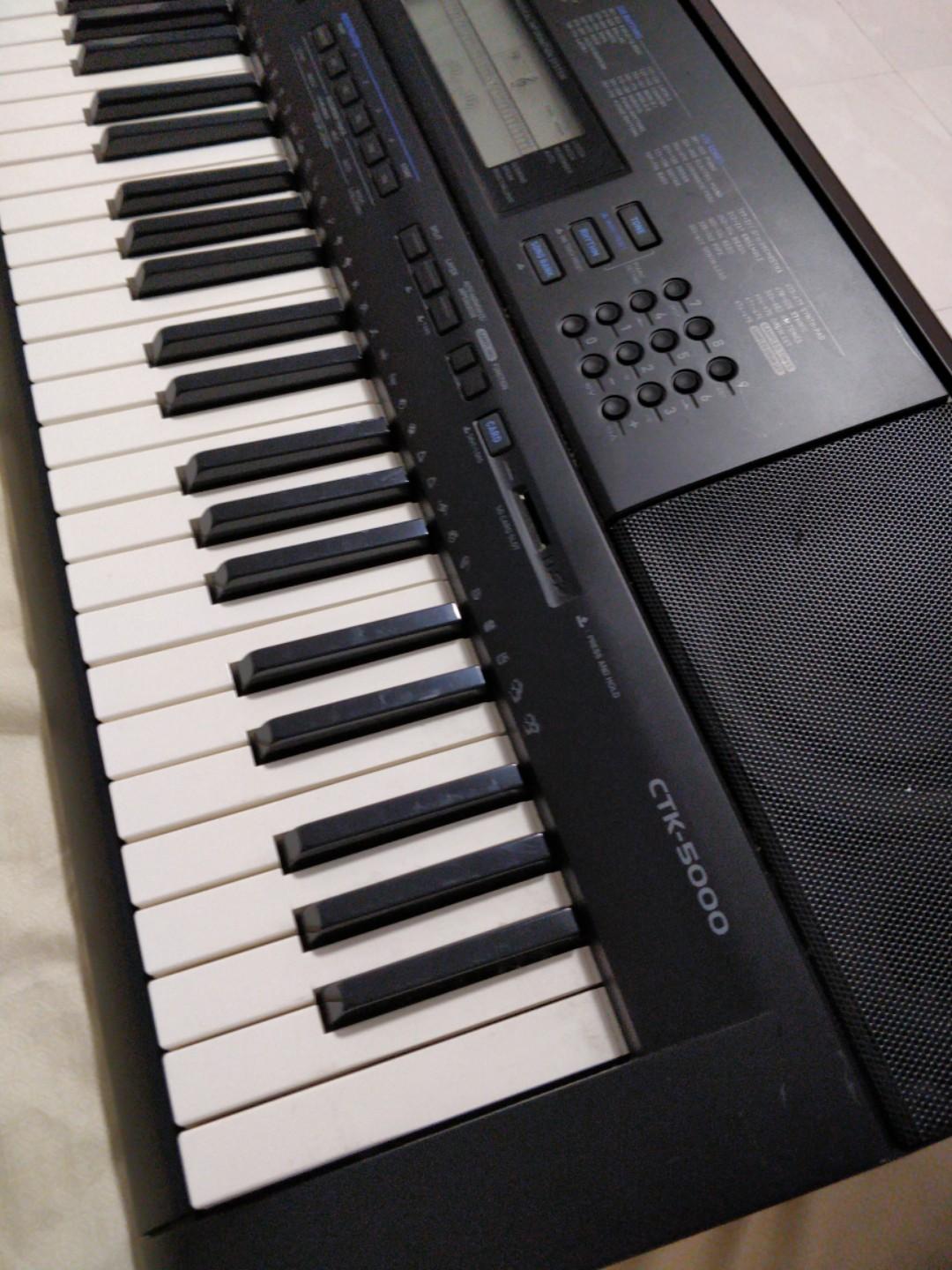 Casio Keyboard CTK-5000, Hobbies & Toys, Music & Media, Musical ...